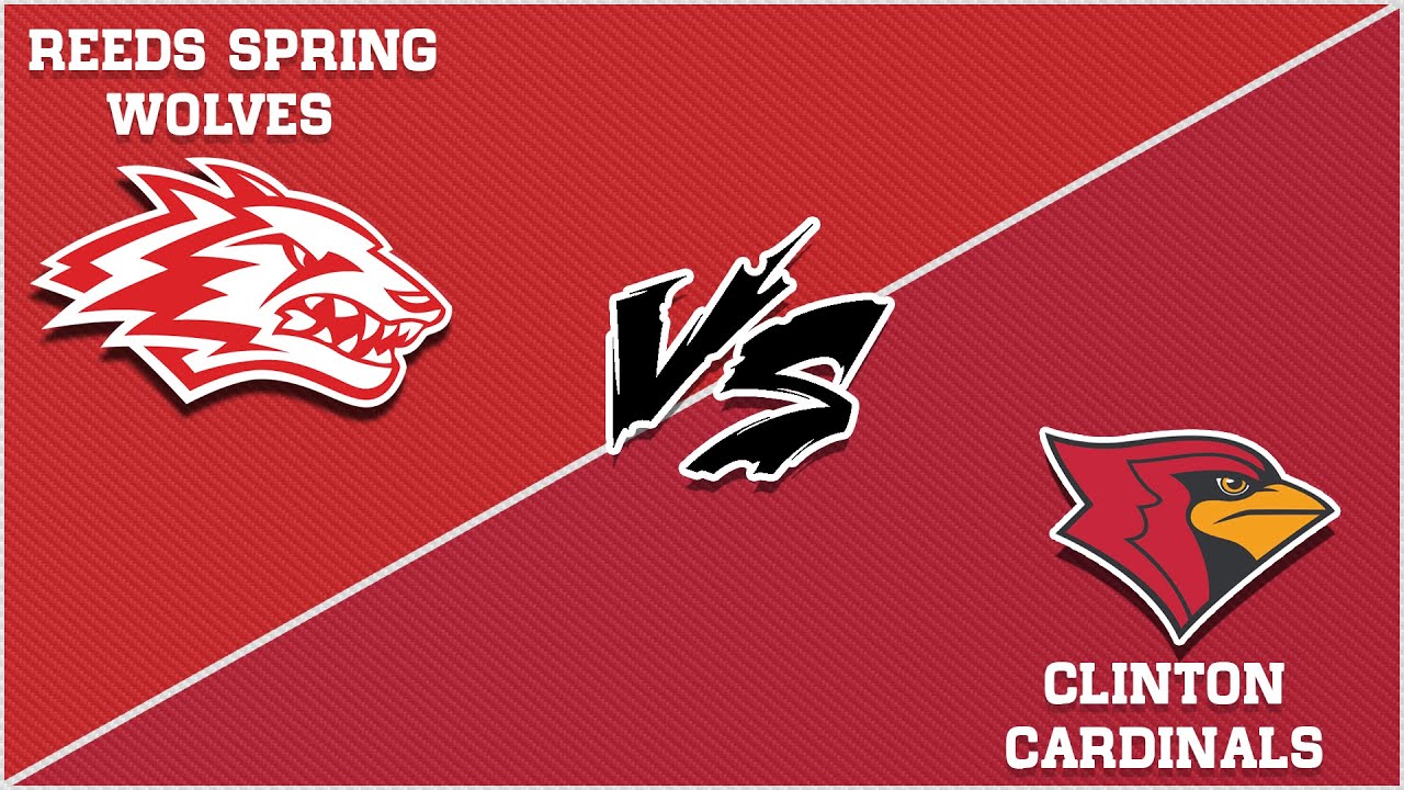 Reeds Spring Wolves Boys Basketball v. Clinton Cardinals - YouTube