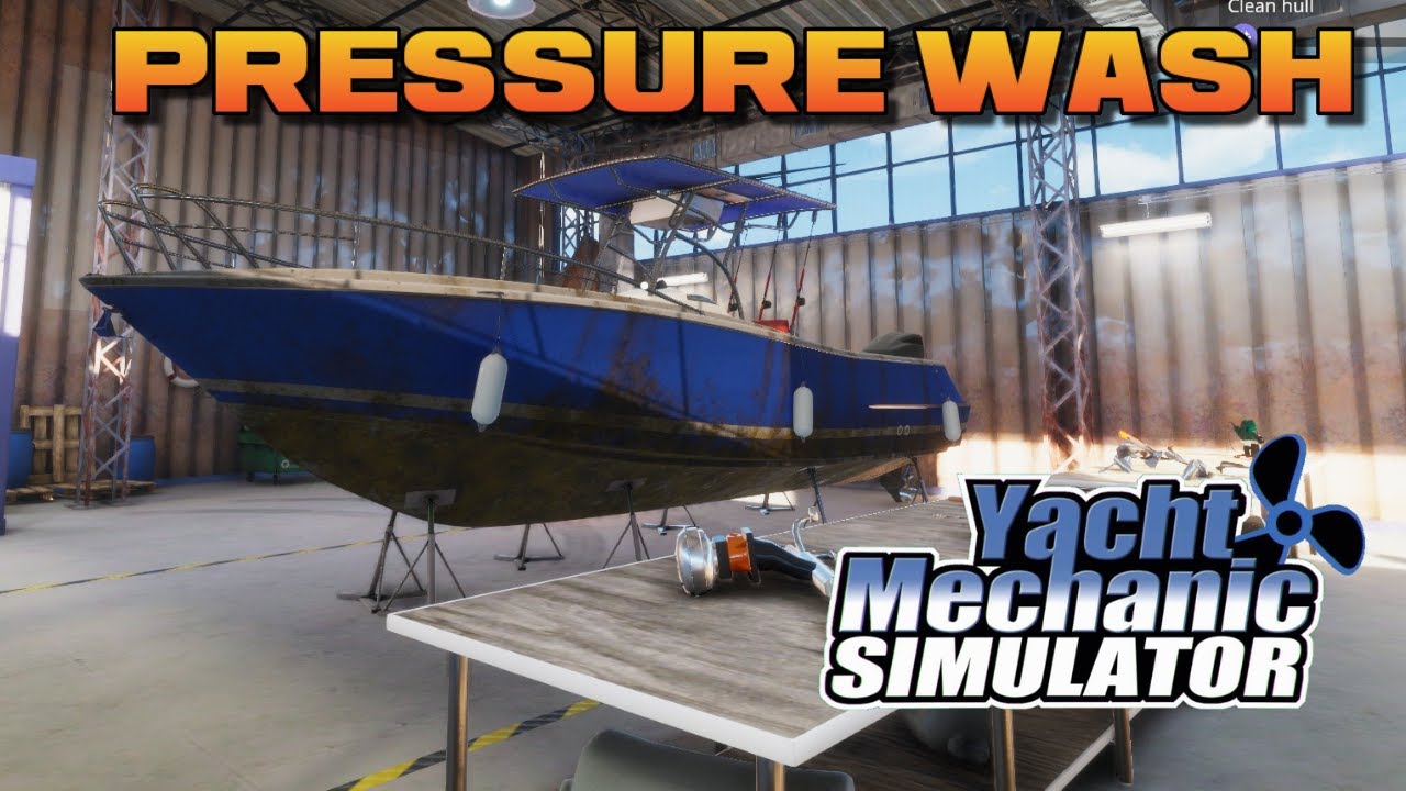 Quick Jet Wash Small Fishing Boat Yacht Mechanic Simulator Gameplay ...