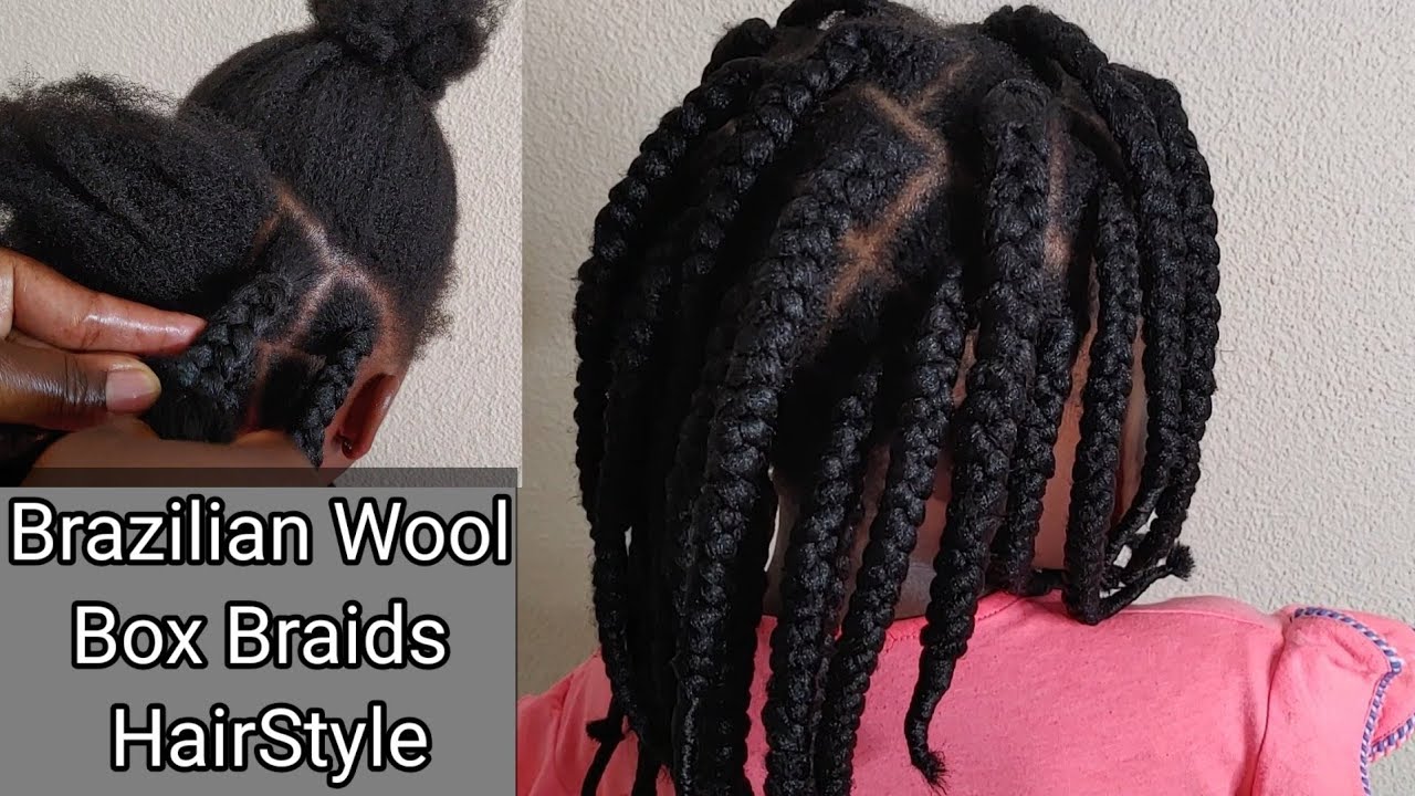 BRAZILIAN WOOL (Yarn) BOX BRAIDS TUTURIAL FOR BEGINNERS//How to Do:Big ...