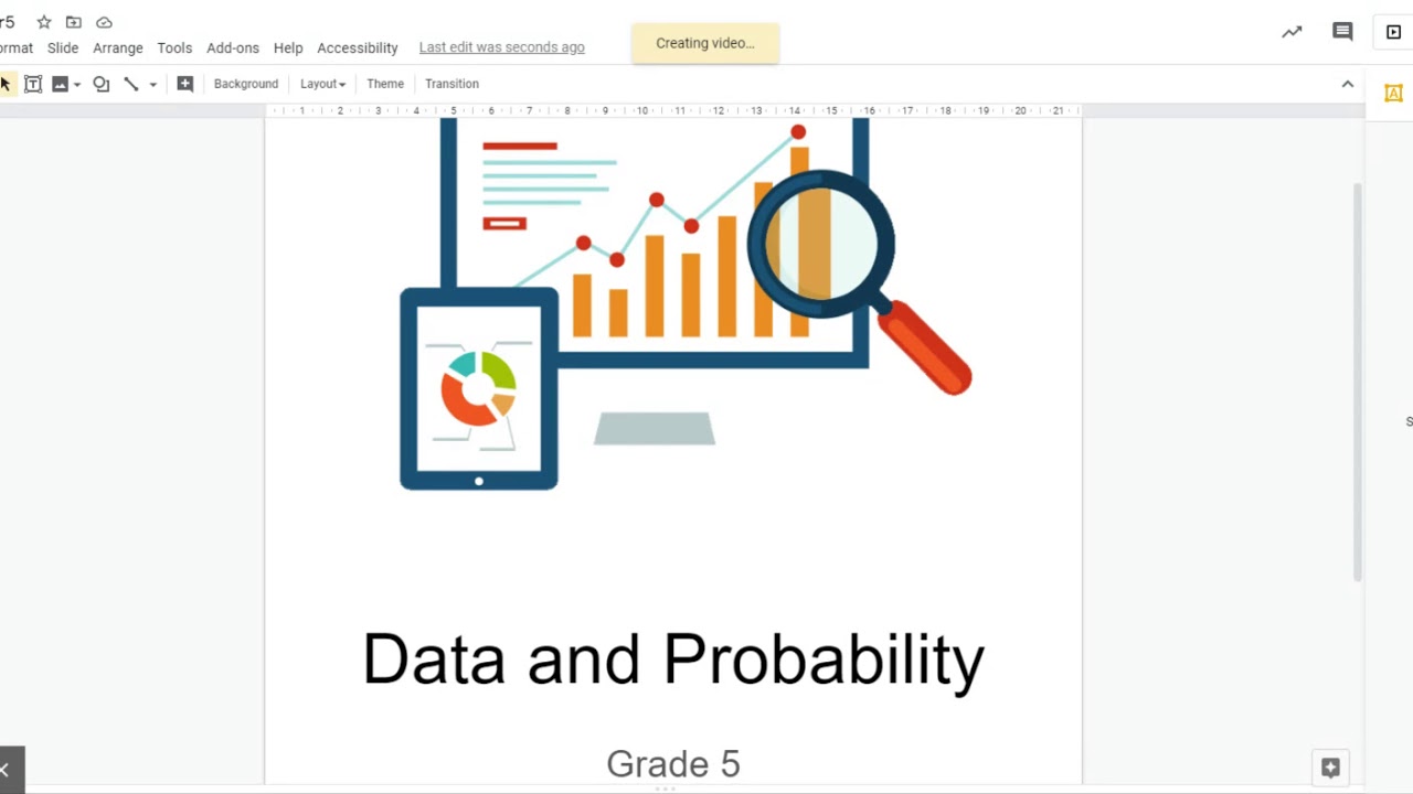 Page 1- Data and Probability Gr5 - Google Slides - YouTube