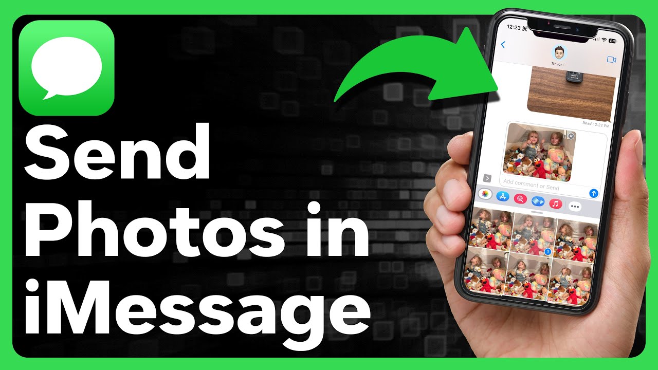 2 Ways To Send Photos In iMessage - YouTube