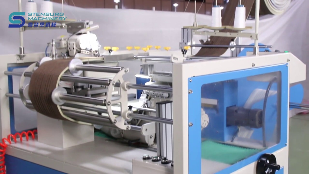 SB-2A Double Sewing Heads Serging Machine For Mattress - YouTube