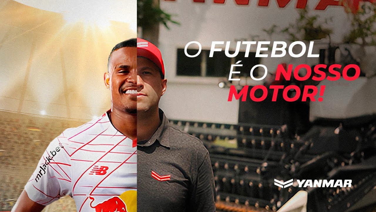 O Futebol é o nosso motor - YANMAR e Red Bull Bragantino - YouTube