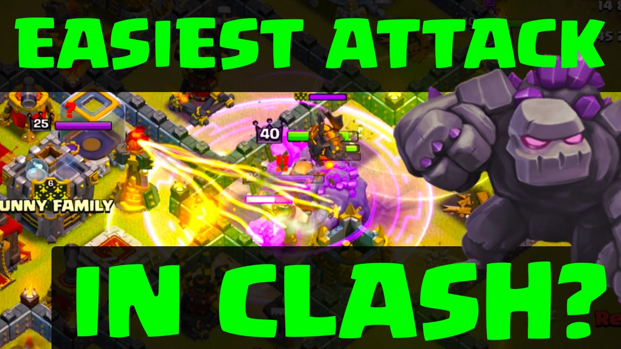 Clash of Clans - EASIEST Attack Strategy EVER? - YouTube