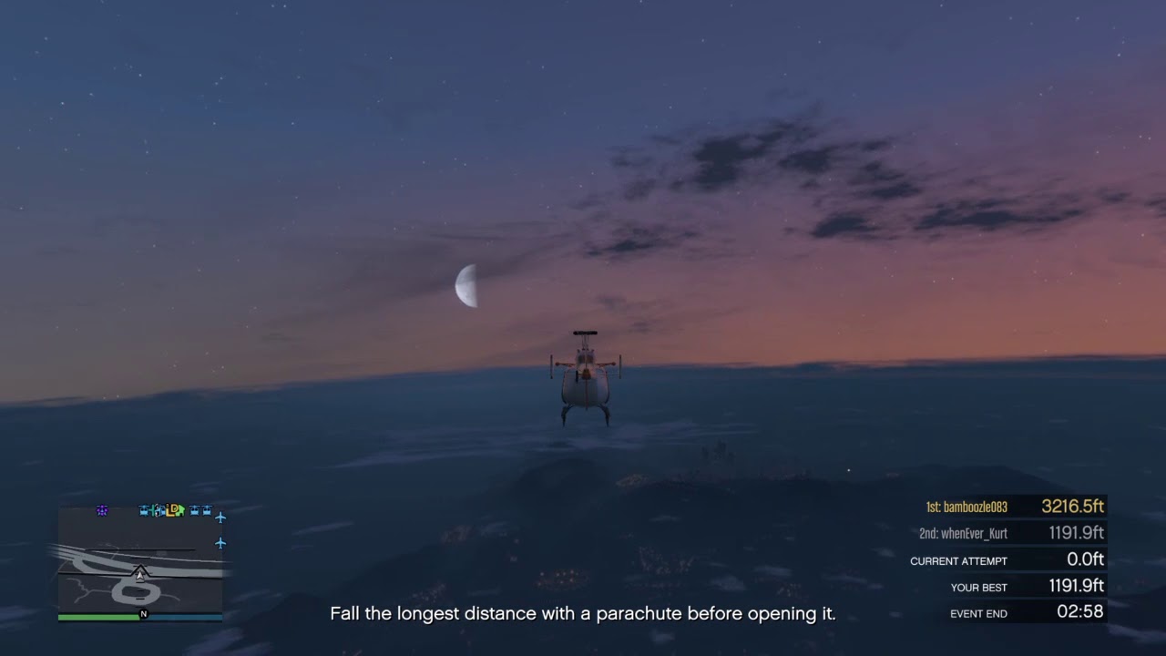 Maxing out the freefall parachute challenge - YouTube