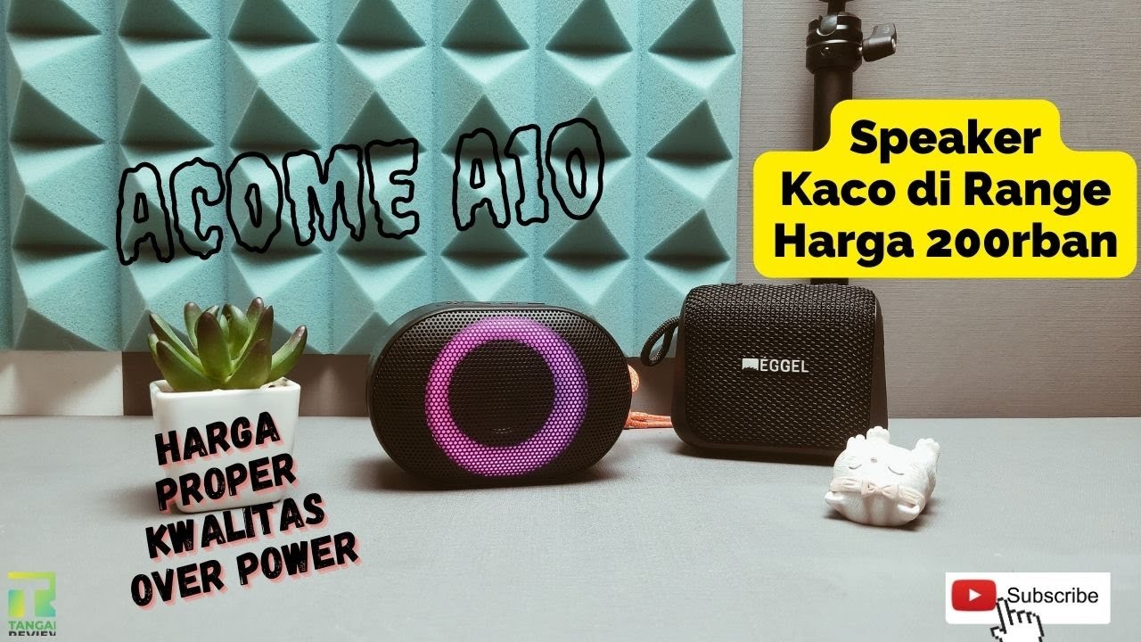SPEAKER DENGAN BASS NENDANG & PUNYA RGB - Unboxing & Review Speaker ...