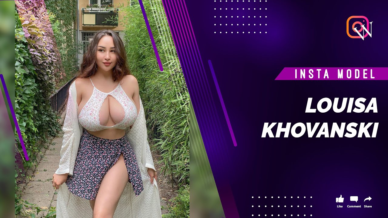 Beautiful Louisa Khovanski Curvy Model And Plus Size Instagram Star And Bio