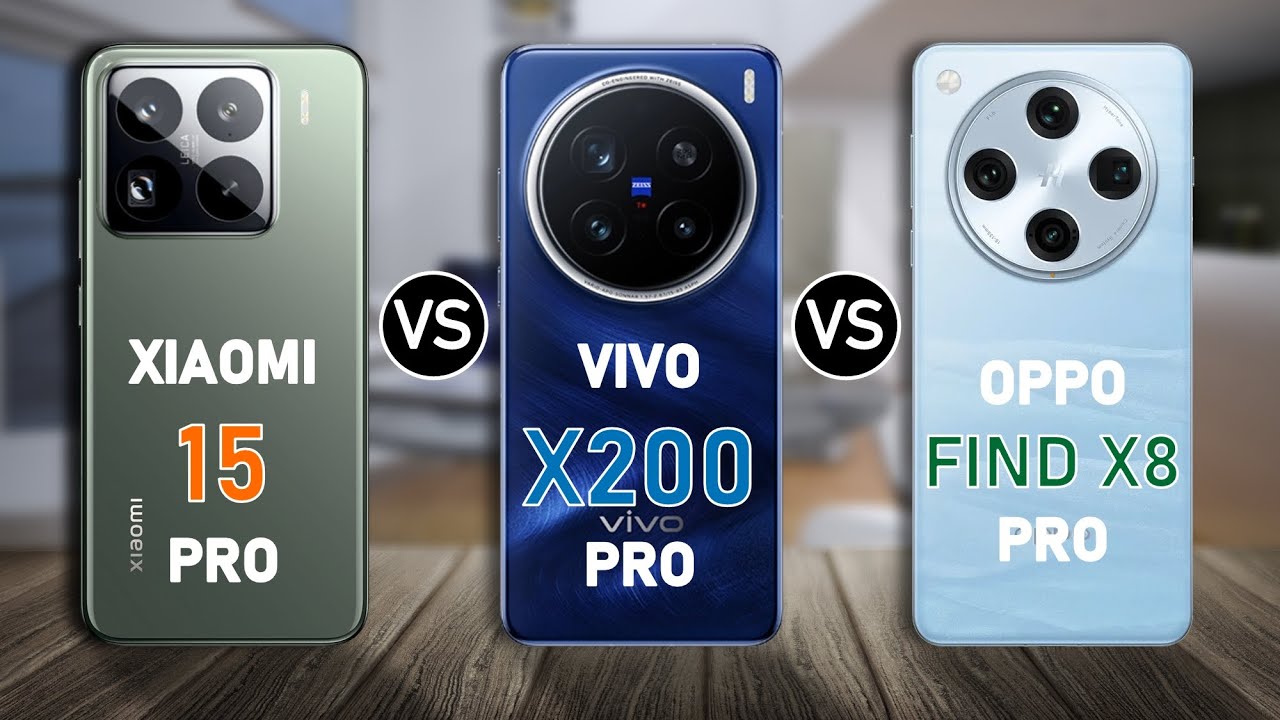 Xiaomi 15 Pro vs Vivo X200 Pro vs Oppo Find X8 Pro - YouTube