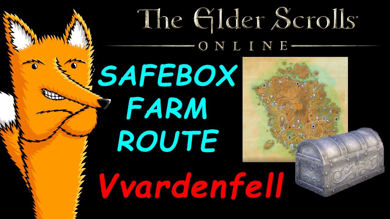 Elder Scrolls Online - Vvardenfell SAFEBOX Farming Guide - YouTube