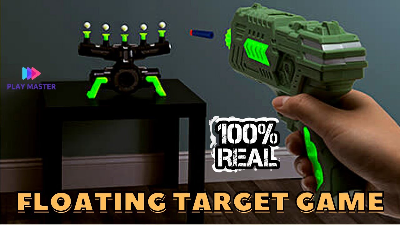 How to use Shooting Targets, Floating Target ball game with gun ...