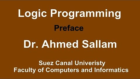Logic Programming - Prolog - برمجة منطقية - YouTube