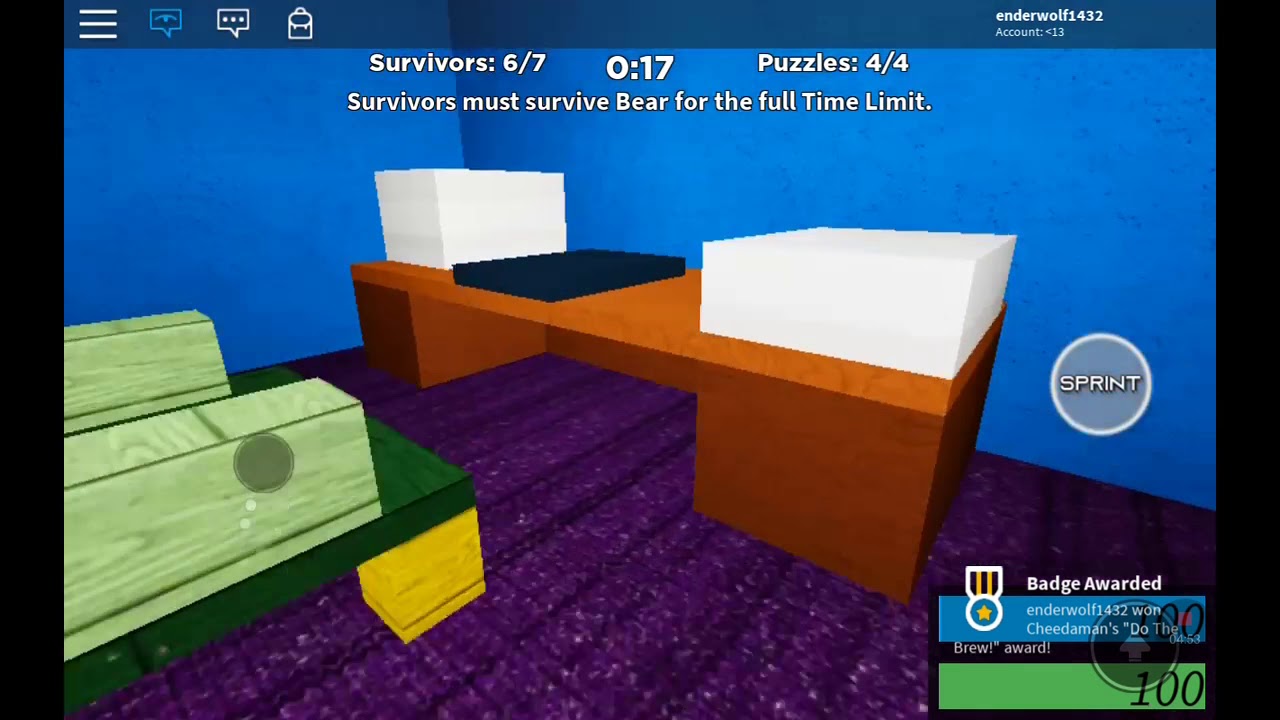 Playing bear ( alpha ) roblox - YouTube