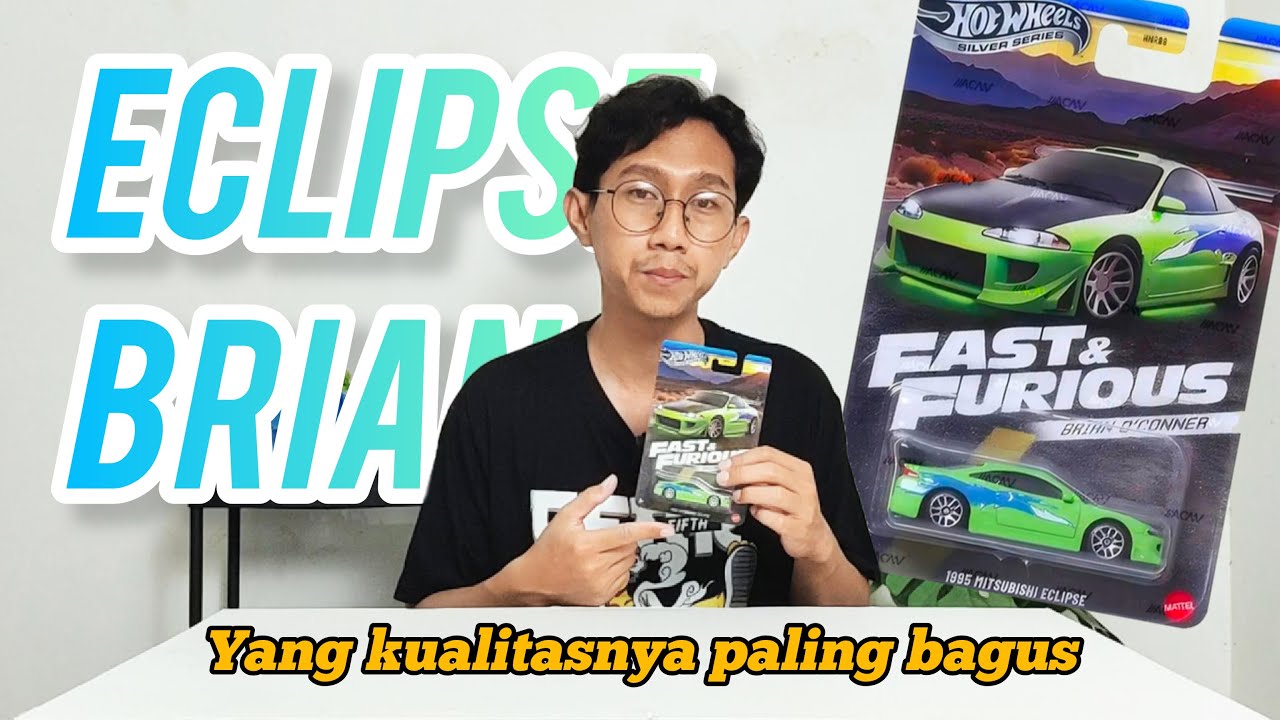 REVIEW MITSUBISHI ECLIPSE BRIAN O'CONNER 2025 || HOTWHEELS INDONESIA ...