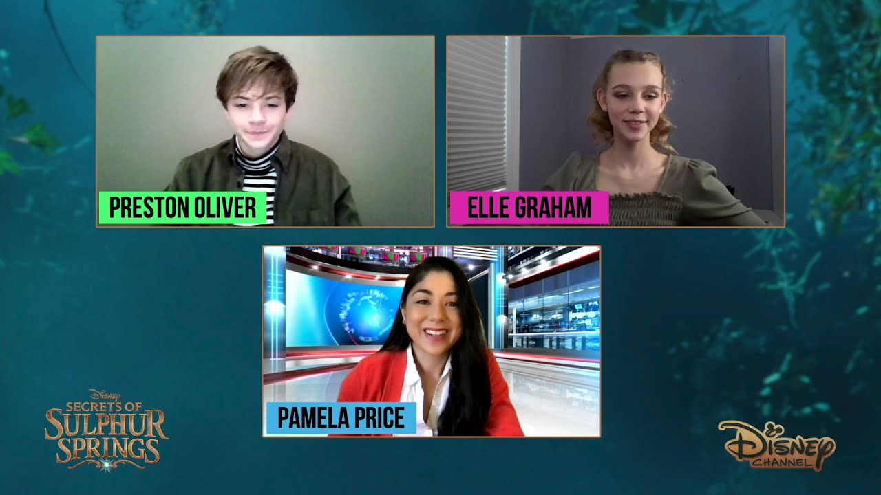 Disney's "Secrets of Sulphur Springs" Interview: Preston Oliver & Elle ...