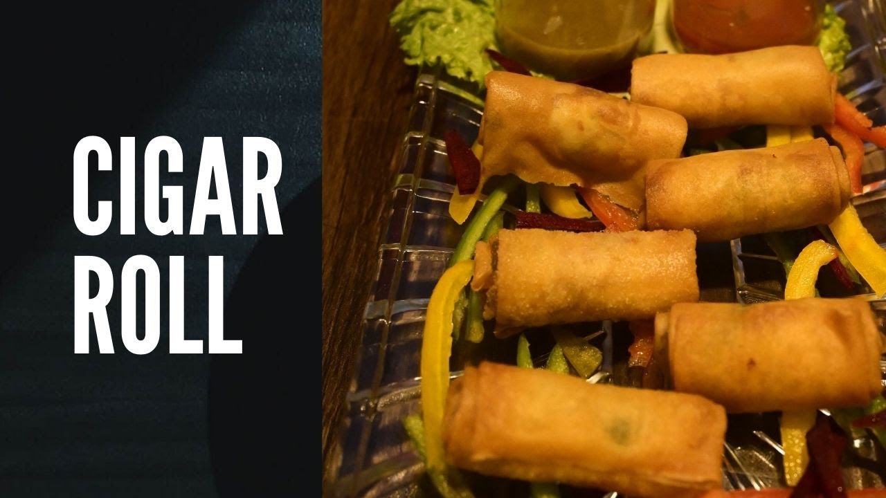 Cigar Roll // Chinese Veg Cigar Roll // Starter Recipe // How to make ...