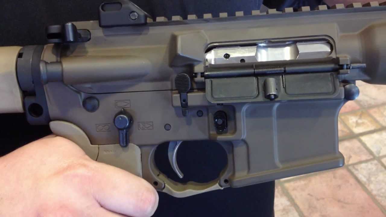 AR-15, LWRC ICSPR Full Ambi Lower - YouTube