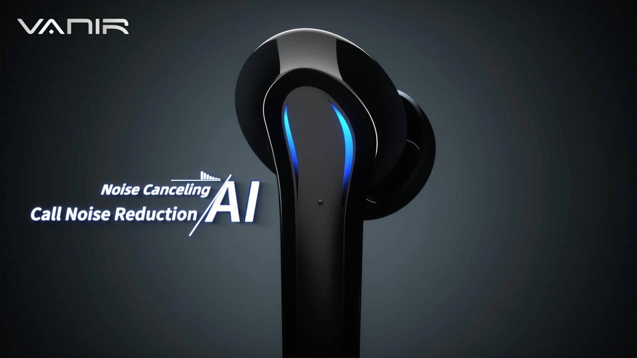 VANIR Wireless Bluetooth Earbuds, AI Noise Canceling, Call Noise ...