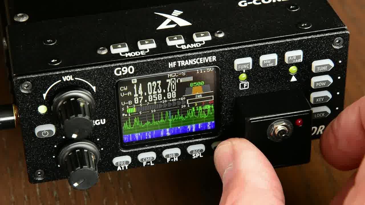 Xiegu G90 tuned with CapCoder - YouTube