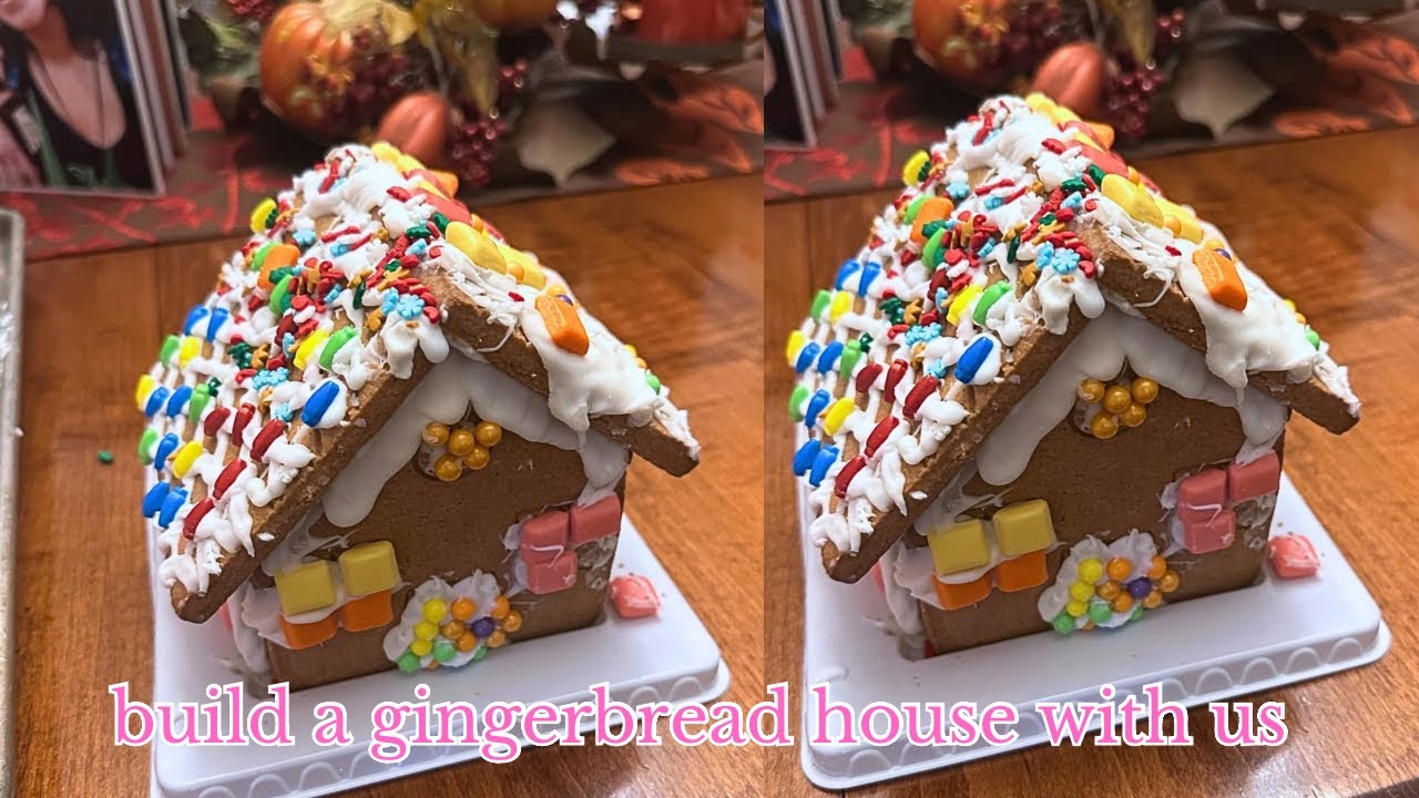 Build a gingerbread house with us Pt. 2 💕 Day 4 | 30 Days in my life ...