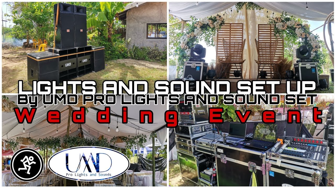 WEDDING SET UP | 09,24,2022 | LIGHTS AND SOUND by UMD Pro ( No ...