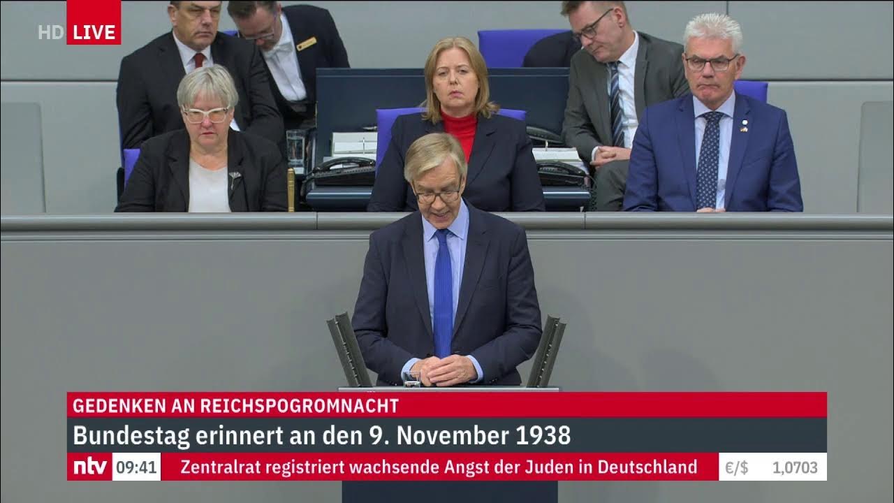 LIVE aus dem Bundestag: 9. November - Historische Verantwortung wahrnehmen - YouTube