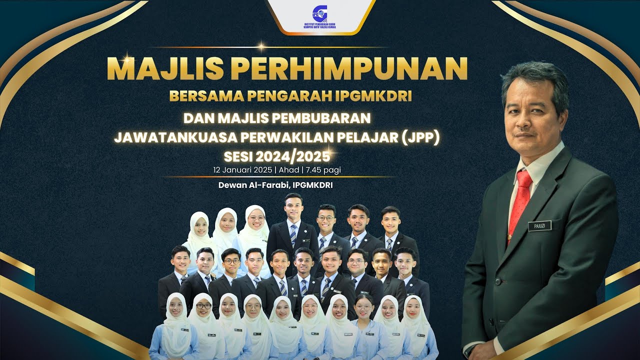 Montaj Majlis Perhimpunan bersama Pengarah IPGMKDRI dan Majlis ...