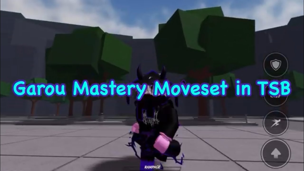 Garou mastery moveset in TSB - YouTube
