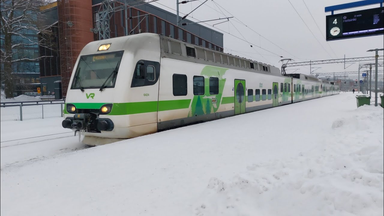 Z-juna Kouvolasta Helsinkiin 14.1.2024 - YouTube