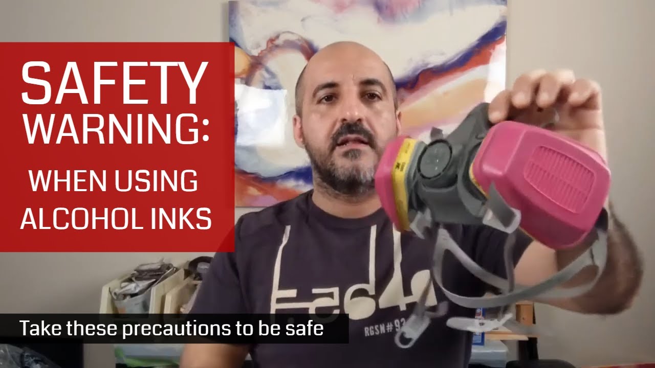 ALCOHOL INK SAFETY WARNING!!! Watch This Before Making Alcohol Ink Art ...