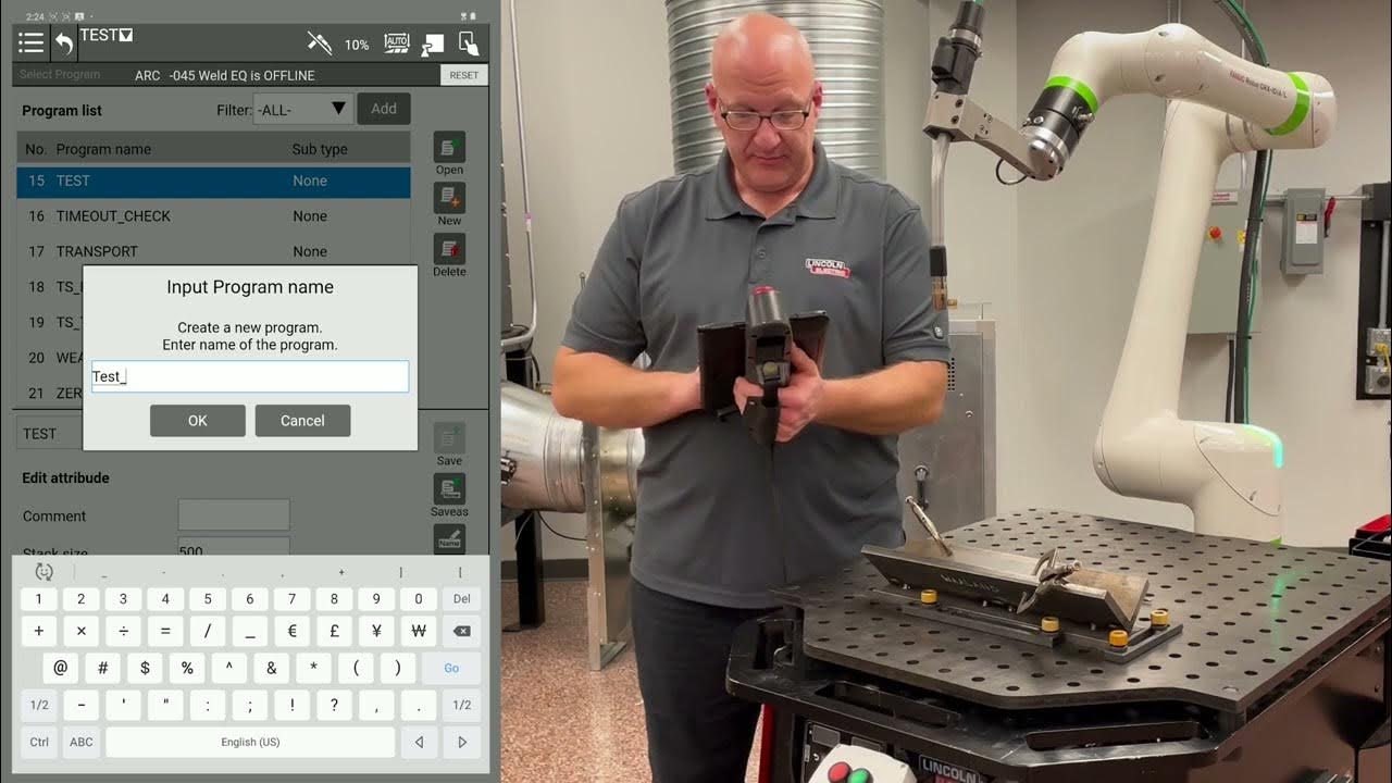 Creating a Program – Cooper™ Welding Cobot - YouTube