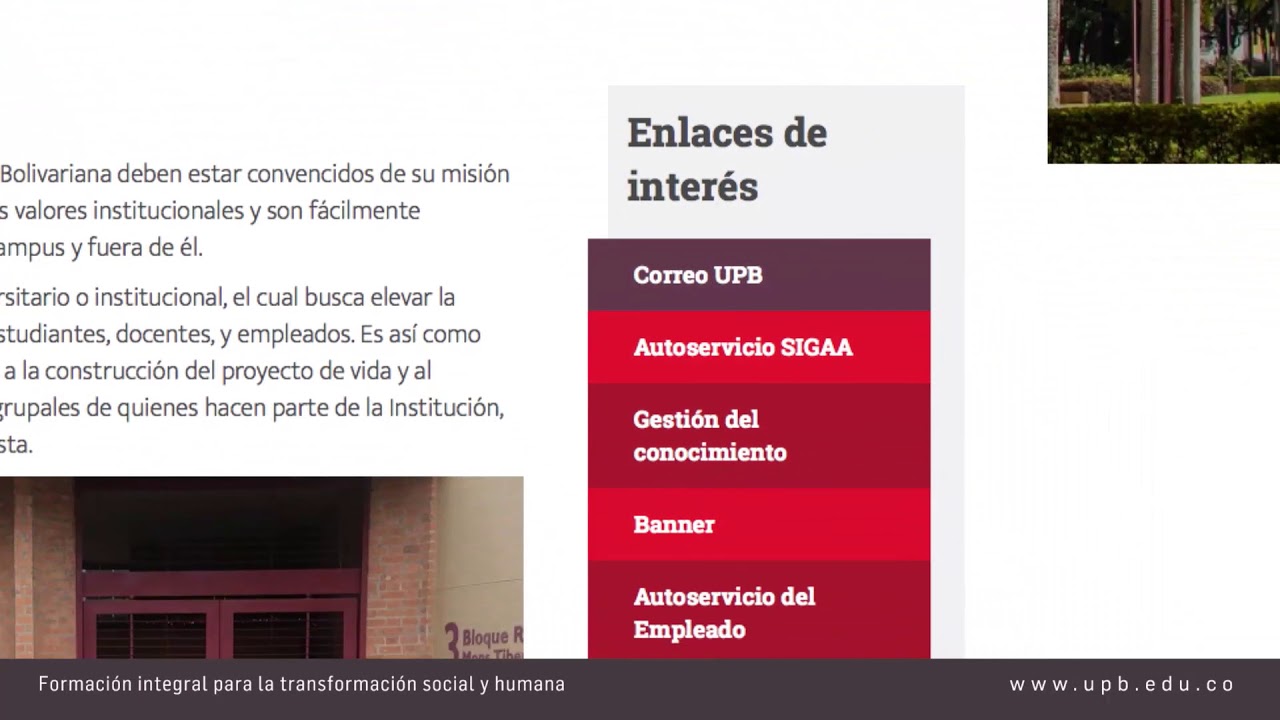 Módulo de Autoservicio UPB - YouTube