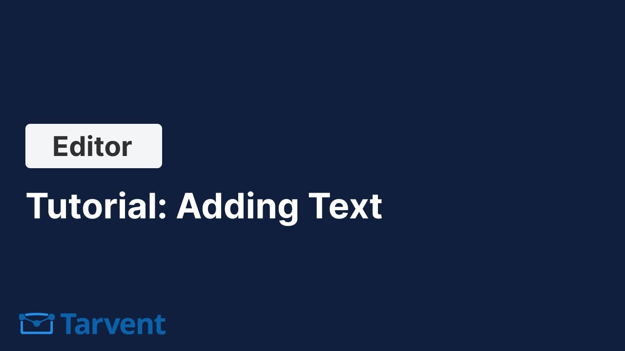 Tutorial Adding Text YouTube tutorial-adding-text-youtube
