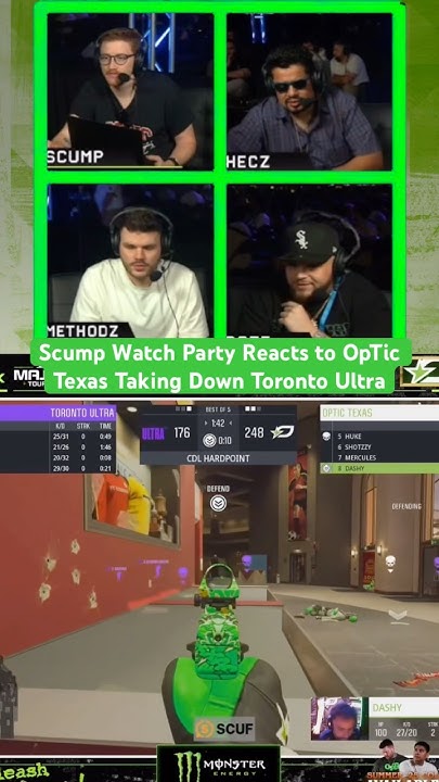 Scump Watch Party Reacts to OpTic Texas Taking Down Toronto Ultra #OpTic #callofdutyleague #bo6 ...