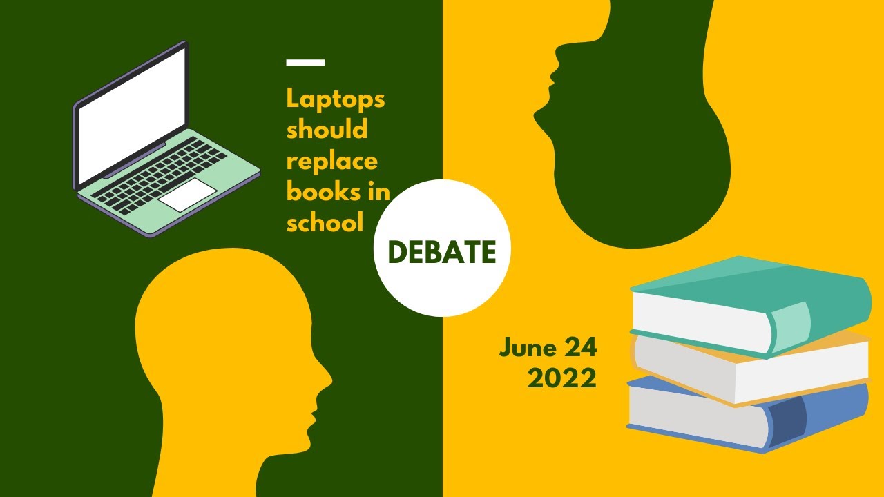 'Laptops should replace books in school' - YouTube