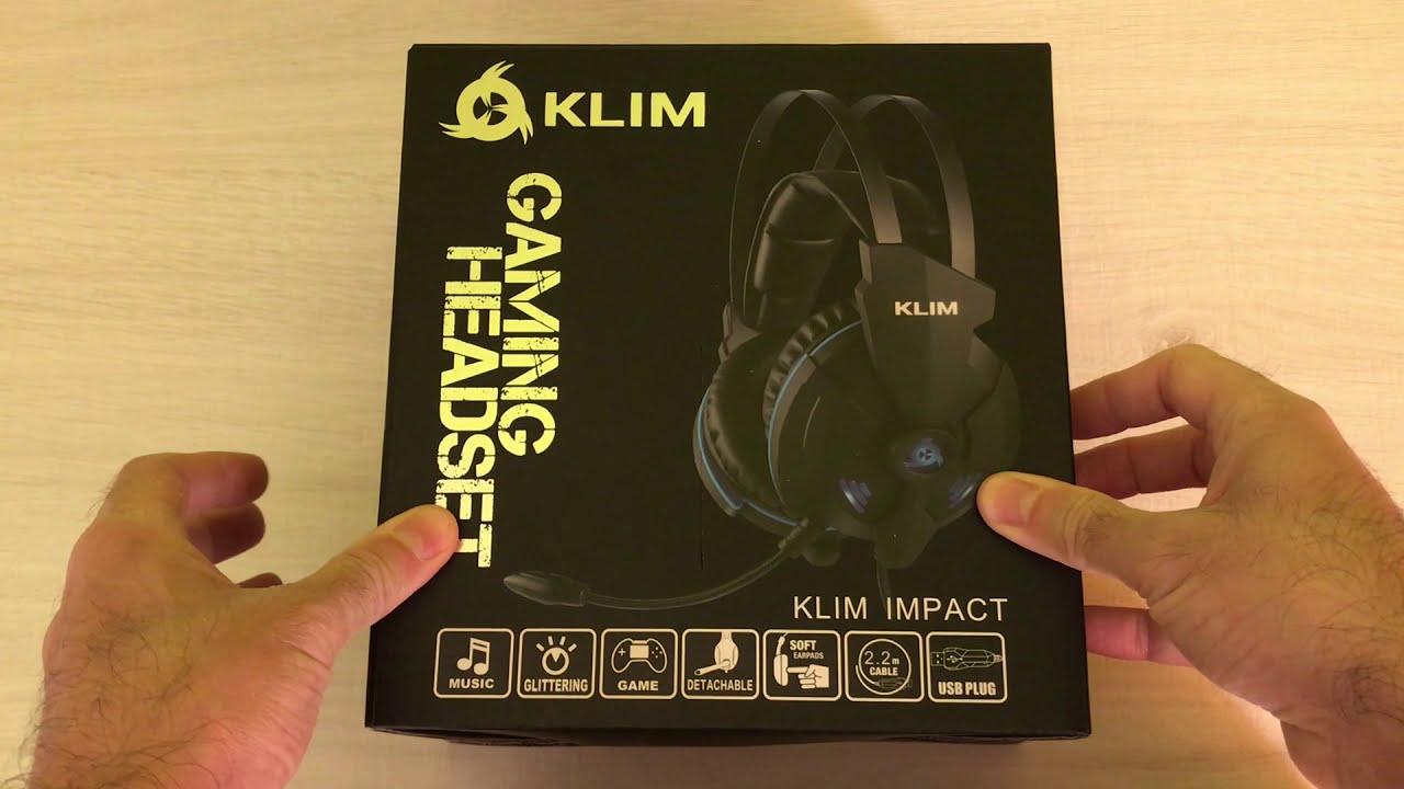 Auriculares gaming Klim Impact - YouTube