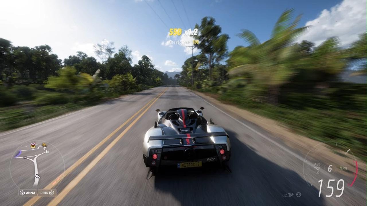 Racing the pagani Zonda in FH5 - YouTube