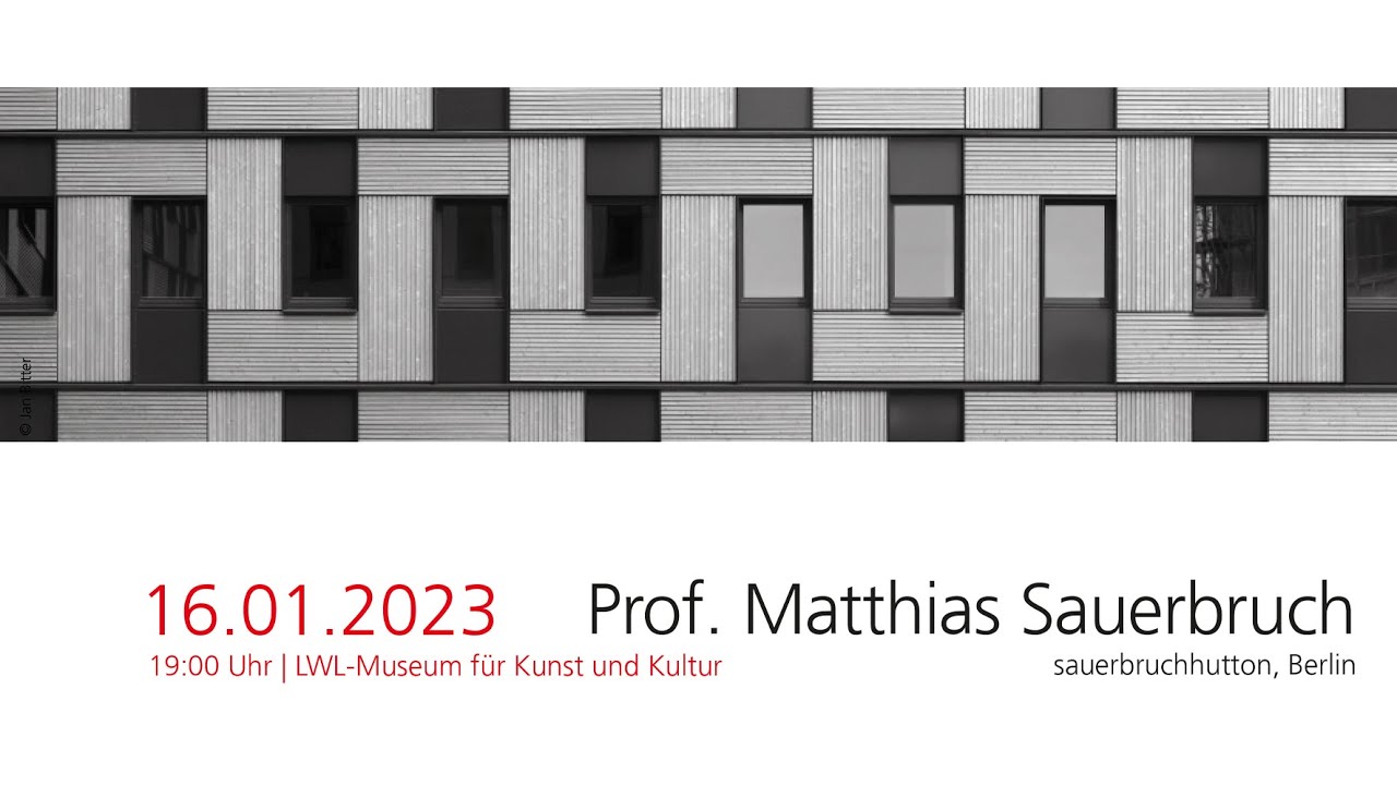 Werkvortrag Prof. Matthias Sauerbruch, Sauerbruch Hutton, Berlin - YouTube