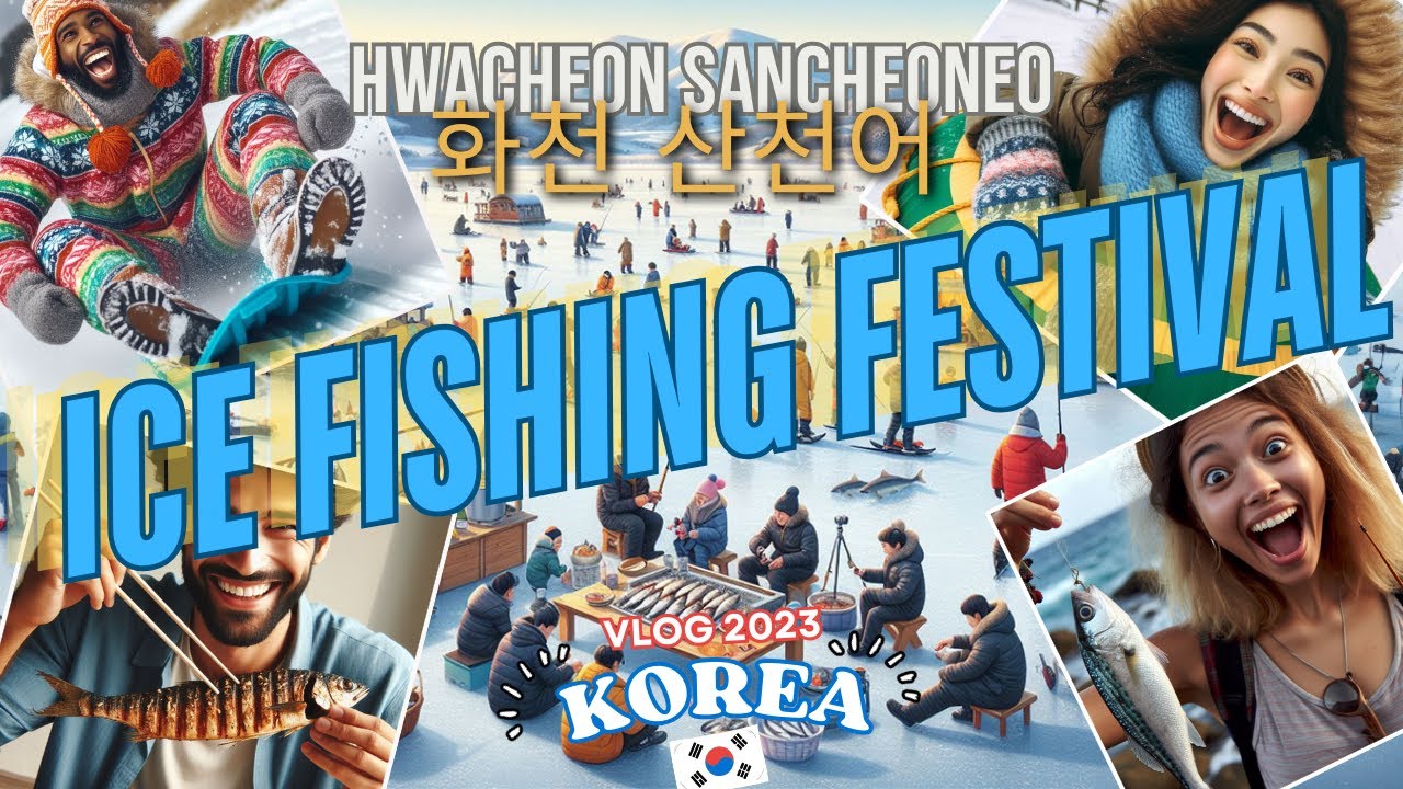 Ice Fishing | Hwacheon Sancheoneo Festival (얼음나라 화천 산천어축제) | South ...