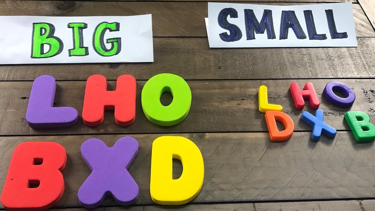 ABC Song | Sight words learning Big and Small - YouTube