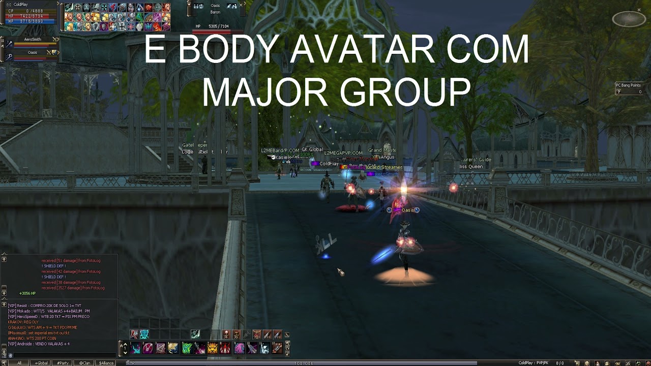 Interface Lineage 2 Interlude para PC FRACO, limpa e com todas as ...