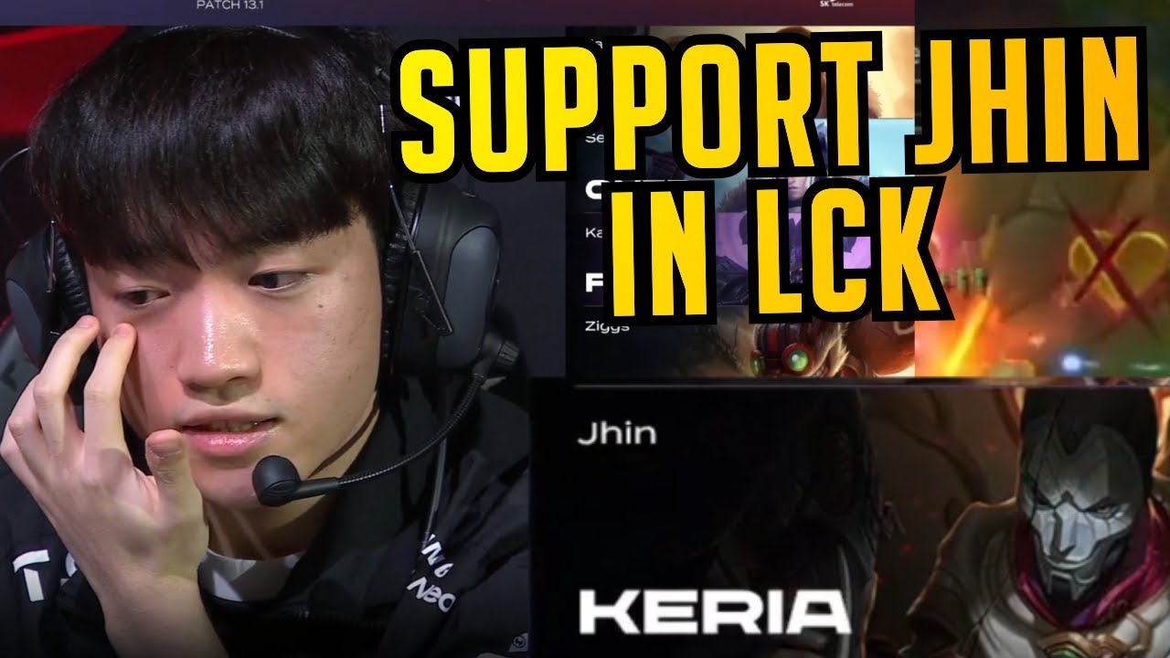 This Time... Keria Picks SUPPORT JHIN - T1 vs HLE Highlights - LCK ...