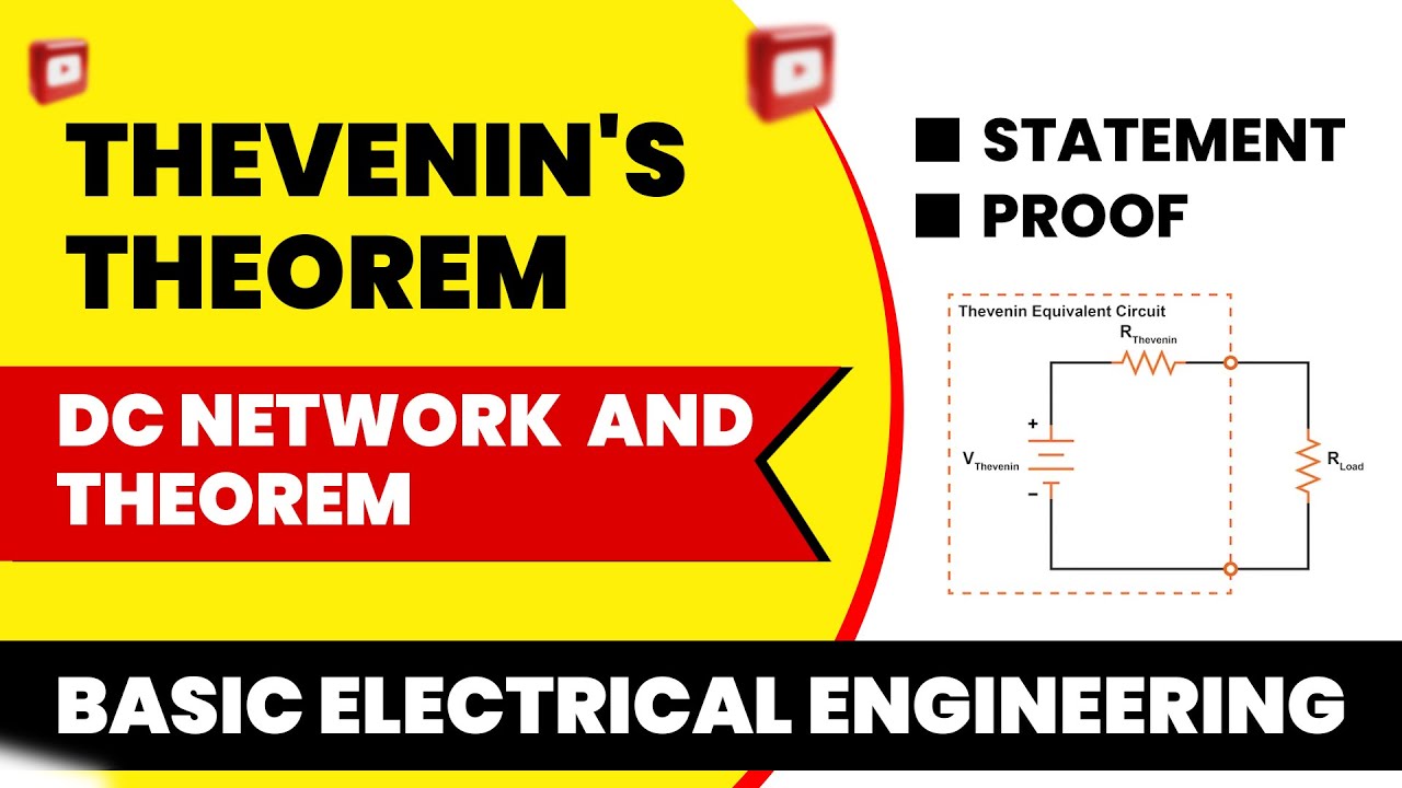 Thevenin's Theorem | Circuit Analysis | Statement with Proof | Basic ...