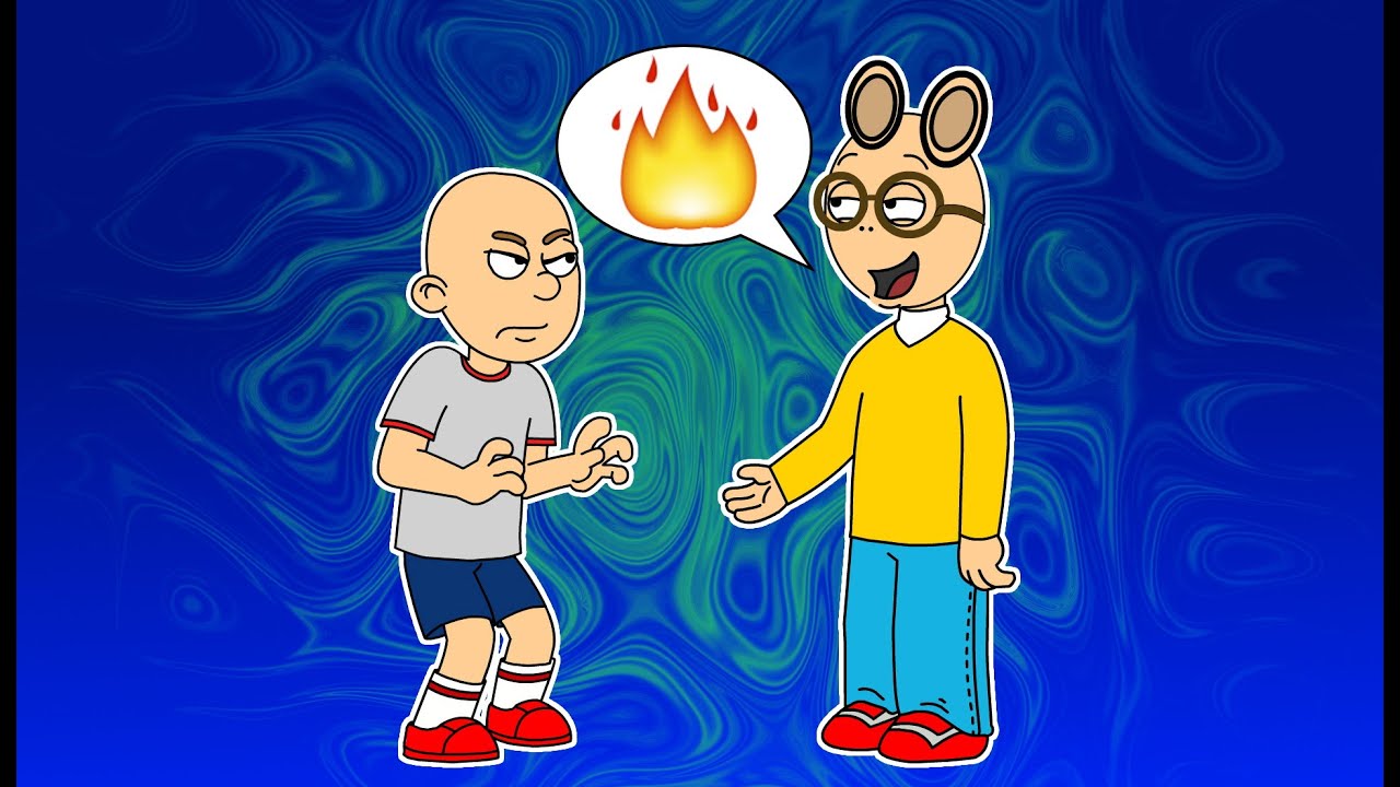 Classic Caillou's Roast Battle With Arthur/Grounded - YouTube