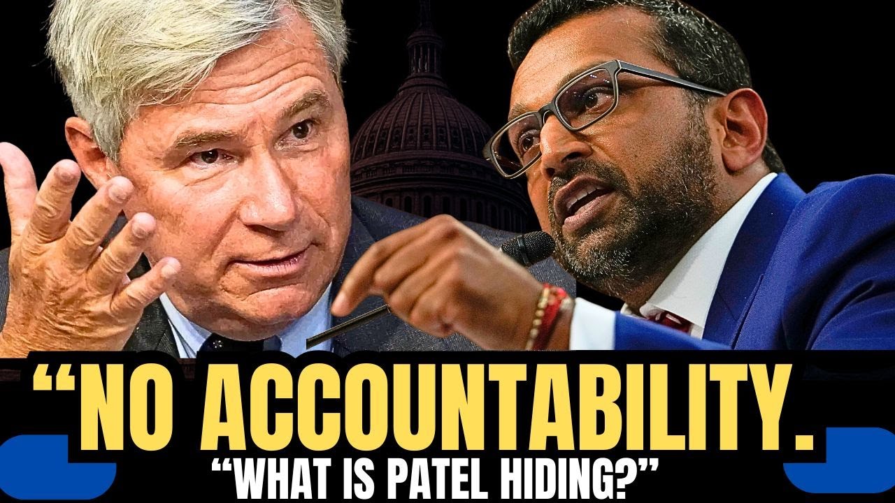 Whitehouse Exposes Kash Patel: FBI Background Checks Paused ...