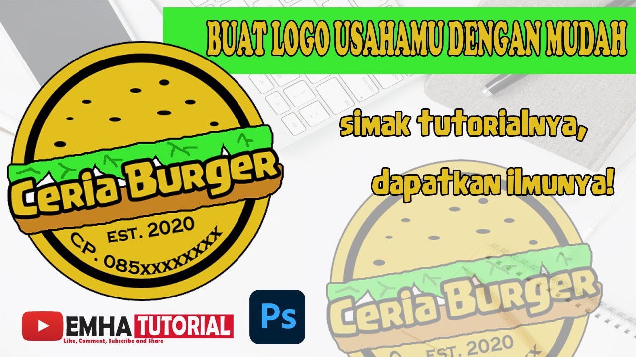 Cara Mudah Membuat Desain Logo Menggunakan Photoshop. Yuk, buat sendiri ...