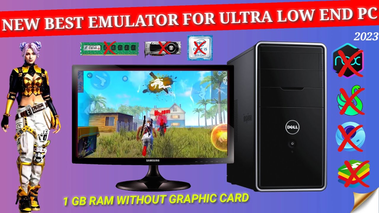 Low Graphics Best Emulator For Free Fire Low End PC | New Emulator For ...
