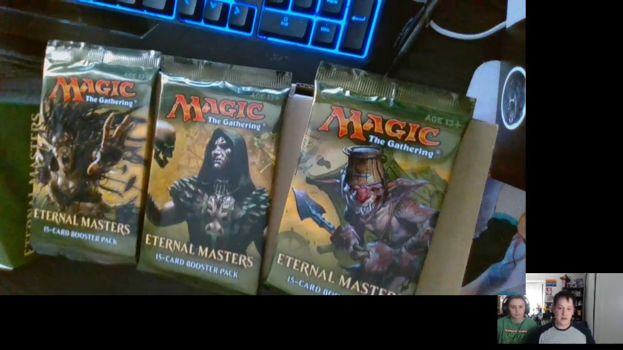 MTG ETERNAL MASTER booster box opening - YouTube