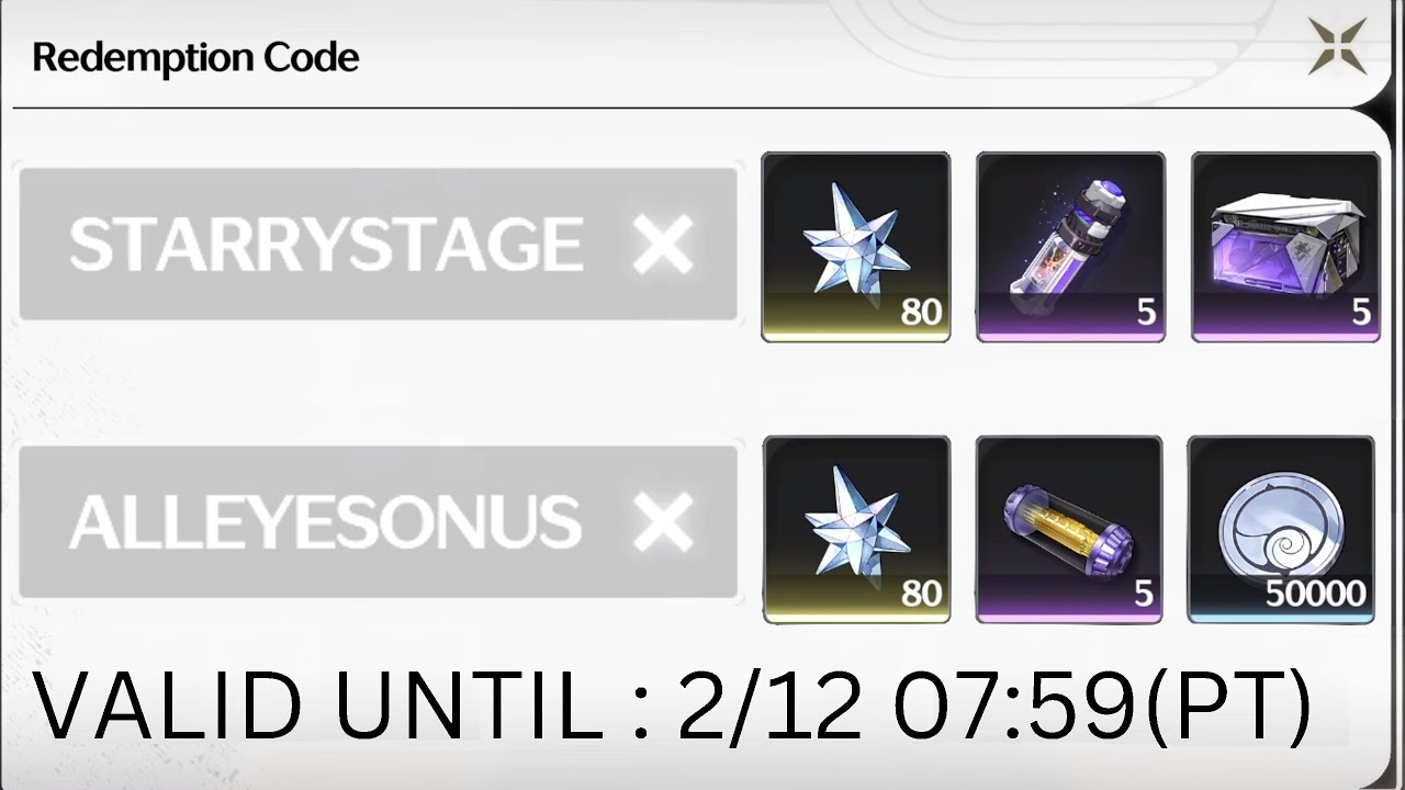 Solaris Starry Stage Codes (Wuthering Waves) - YouTube