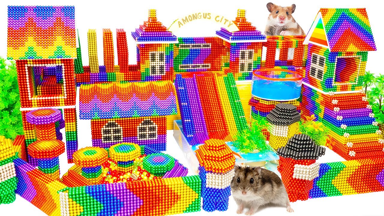 Build Maze Minecraft Castle Has Colorful Slide From Rooftop Double ...