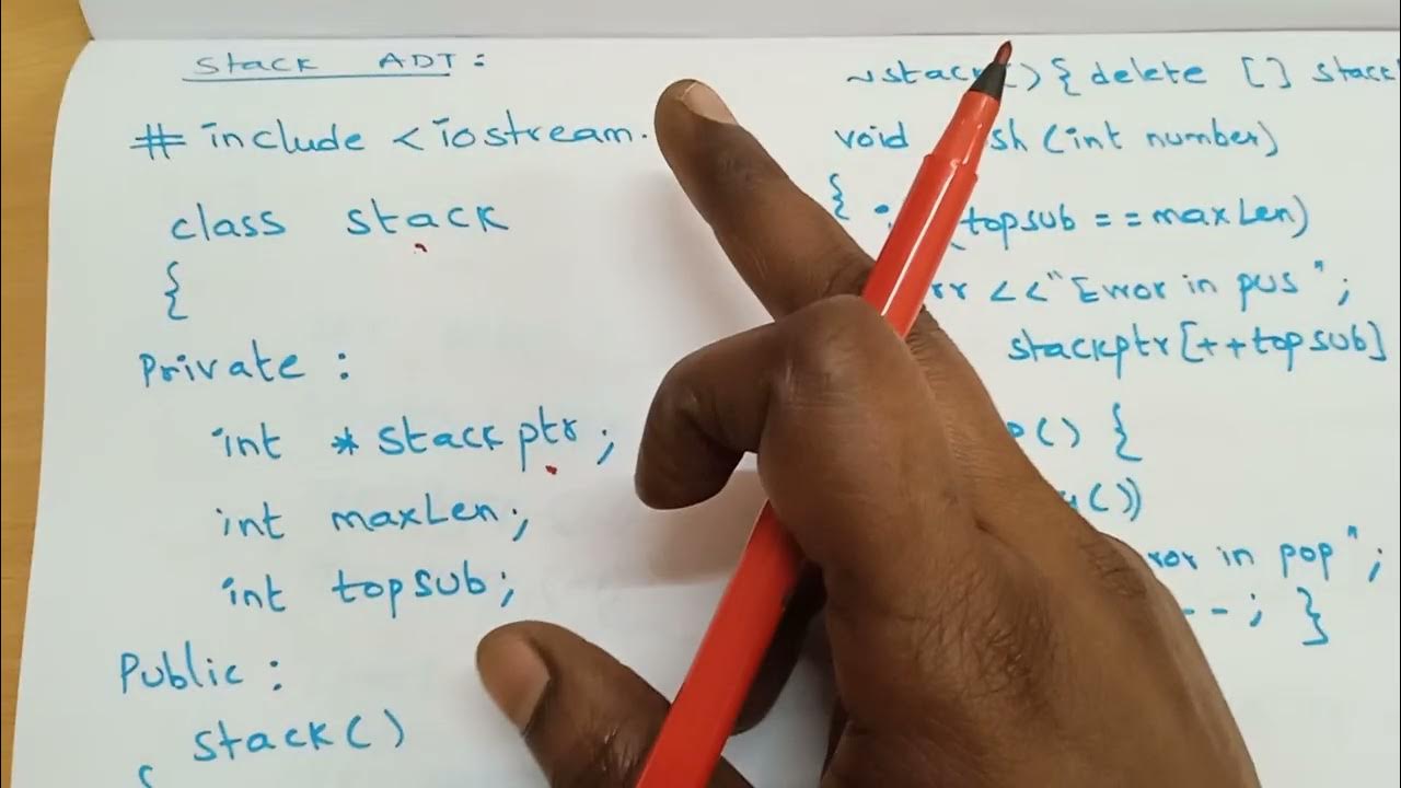 Unit IV - Lecture 07 - C++ Abstract Data Types - Part 02 - YouTube